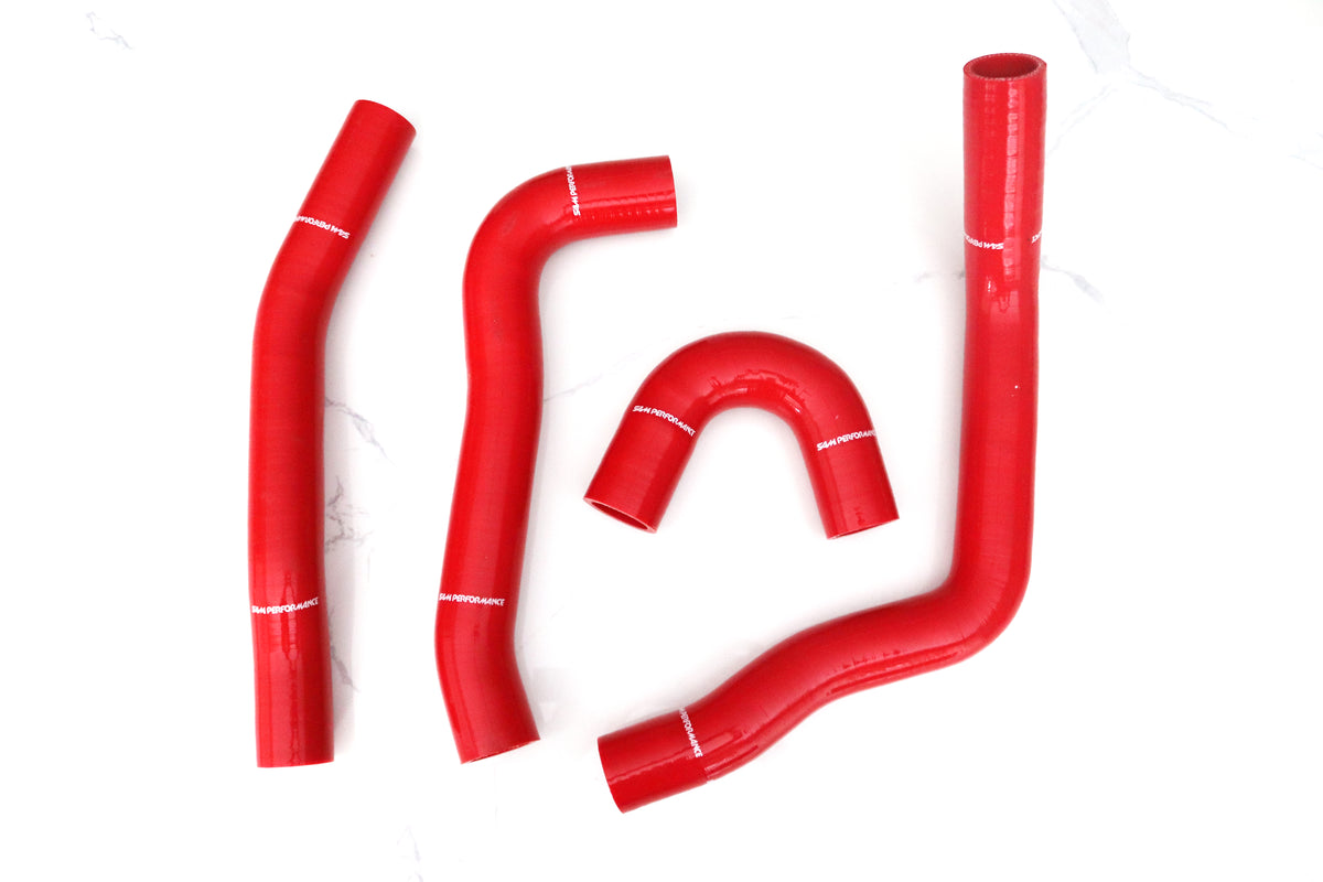 Radiator Hose Evo X Red — SAM Performance