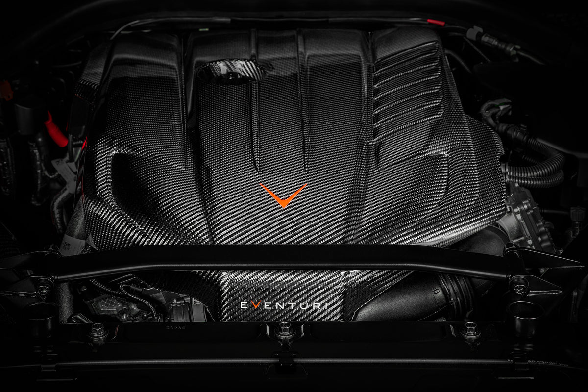 EVENTURI EVE-A90-CF-ENG Engine cover TOYOTA Supra MK5 A90 (carbon fibe ...